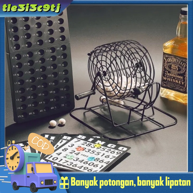 Jual Bingo Set dengan Keranjang Puta/Bingo Party Game Set | Shopee ...