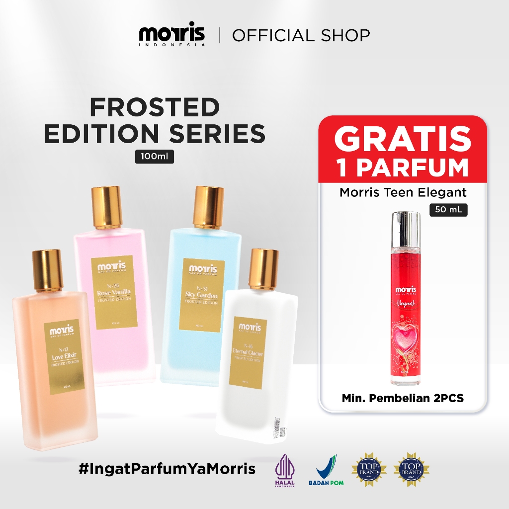 Jual MORRIS Eau De Parfum Frosted Edition 100ml - Woman Luxury ...