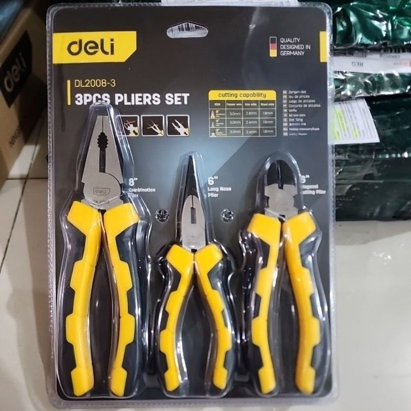 Jual DELI PAKET SET TANG KOMBINASI POTONG LANCIP DELI PAKET KOMPLIT ...