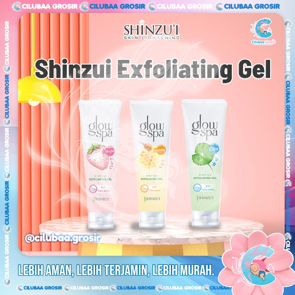 Jual SHINZUI Glow Spa Exfoliating Gel 130ml & 260ml || Gel Eksfoliasi ...