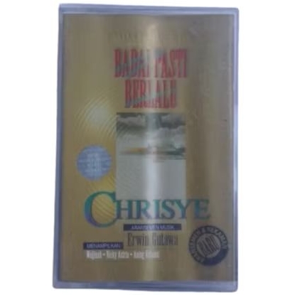 Jual kaset pita - Chrisye - badai pasti berlalu aransemen musik Erwin Gutawa | Shopee Indonesia