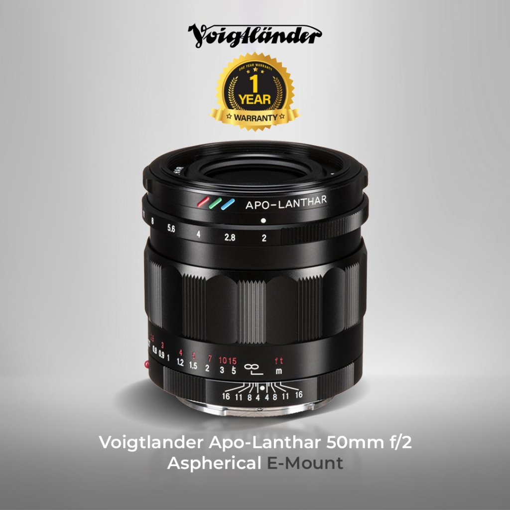 Jual Voigtlander Lens 50mm f2.0 E-Mount Apo-Lanthar for Sony E-Mount ...