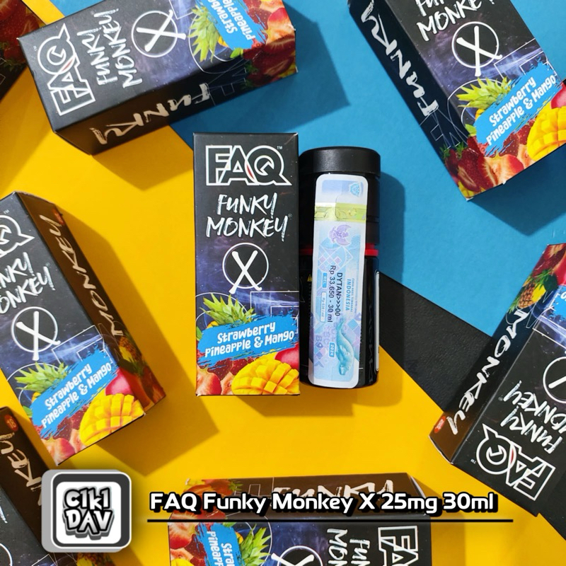 Jual FAQ Funky Monkey X salt nic 30ml eliquid EJM | Shopee Indonesia