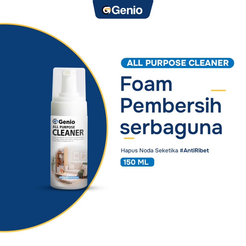 Jual GENIO All Purpose Cleaner 150ml - Foam Pembersih Serbaguna Rumah ...