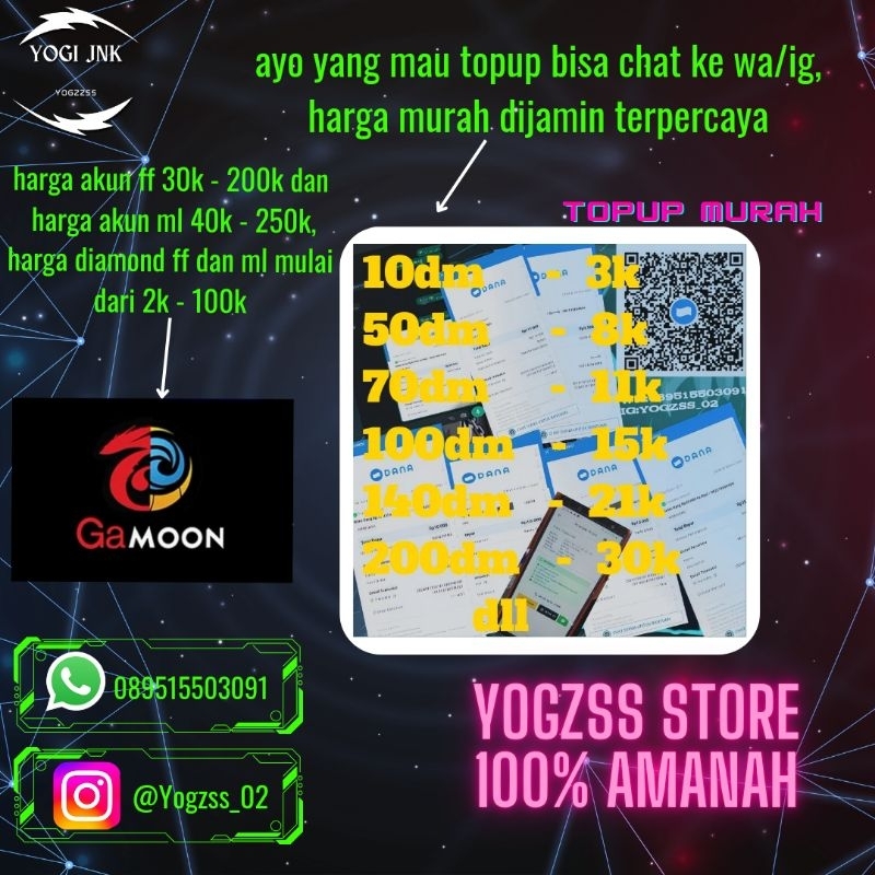 Jual Akun dan Diamond FF/ML | Shopee Indonesia