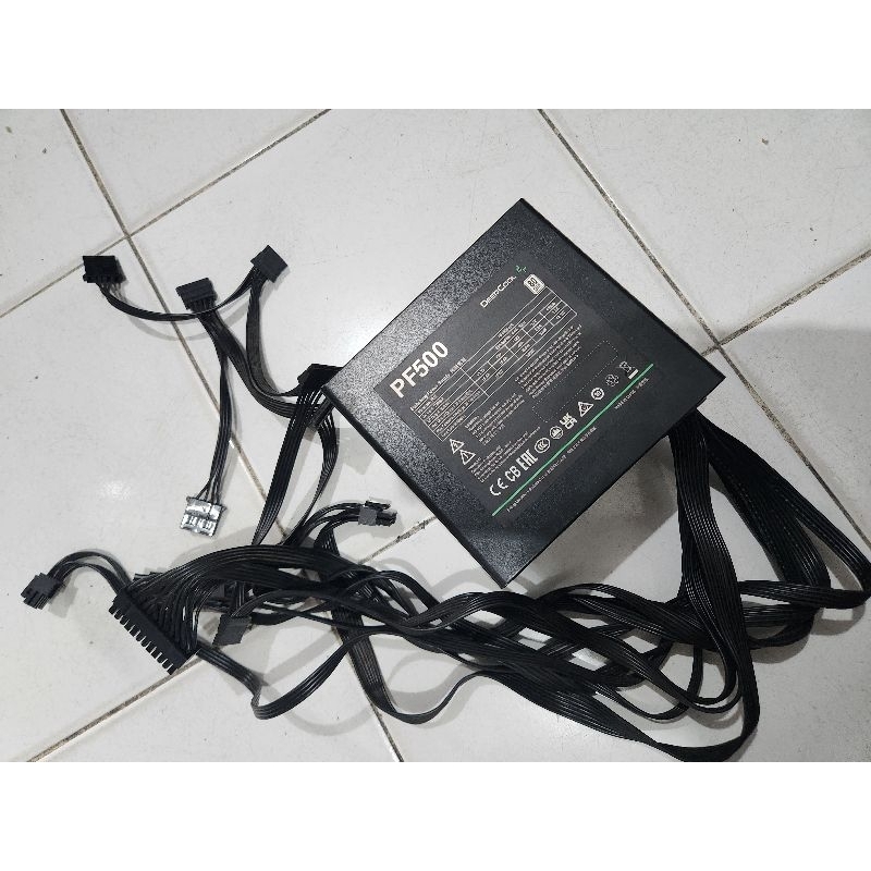 Jual PSU POWER SUPPLY 500W PURE (80+) WITH 2x6+2 PIN PCI-E. SECOND NORMAL | Shopee Indonesia