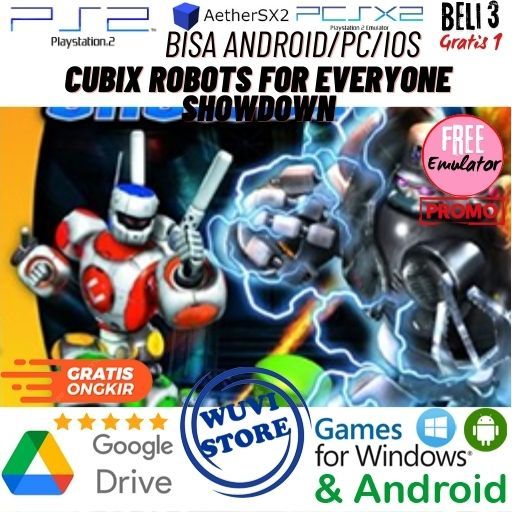 Jual PS 2 Cubix Robots For Everyone Showdown | Bisa di PC / Android ...