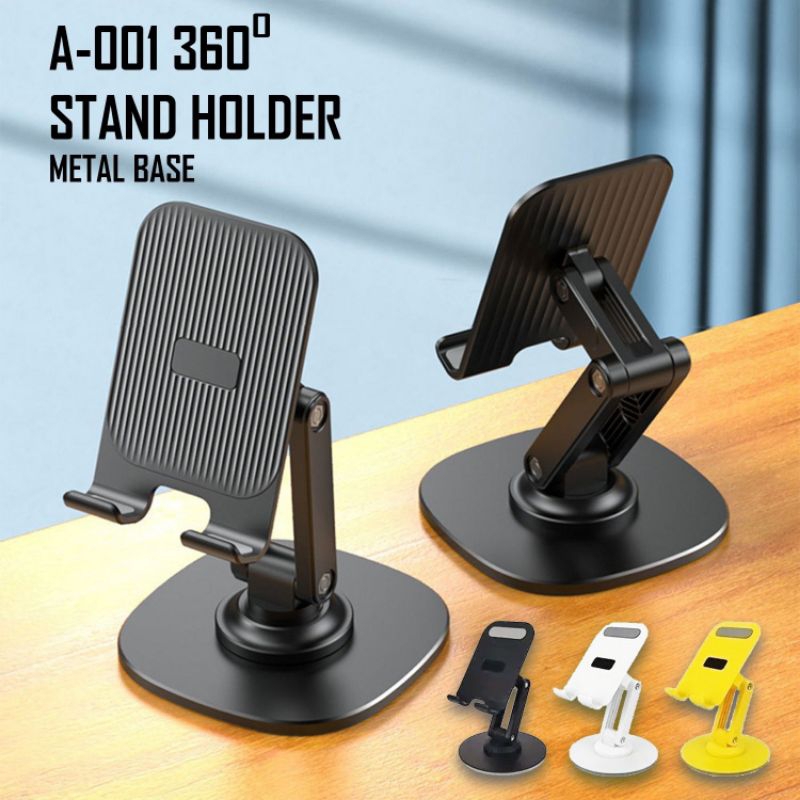 Jual HOLDER HP 360 ROTARY FULL BESI HOLDER HP BISA DIPUTAR BAHAN FULL ...