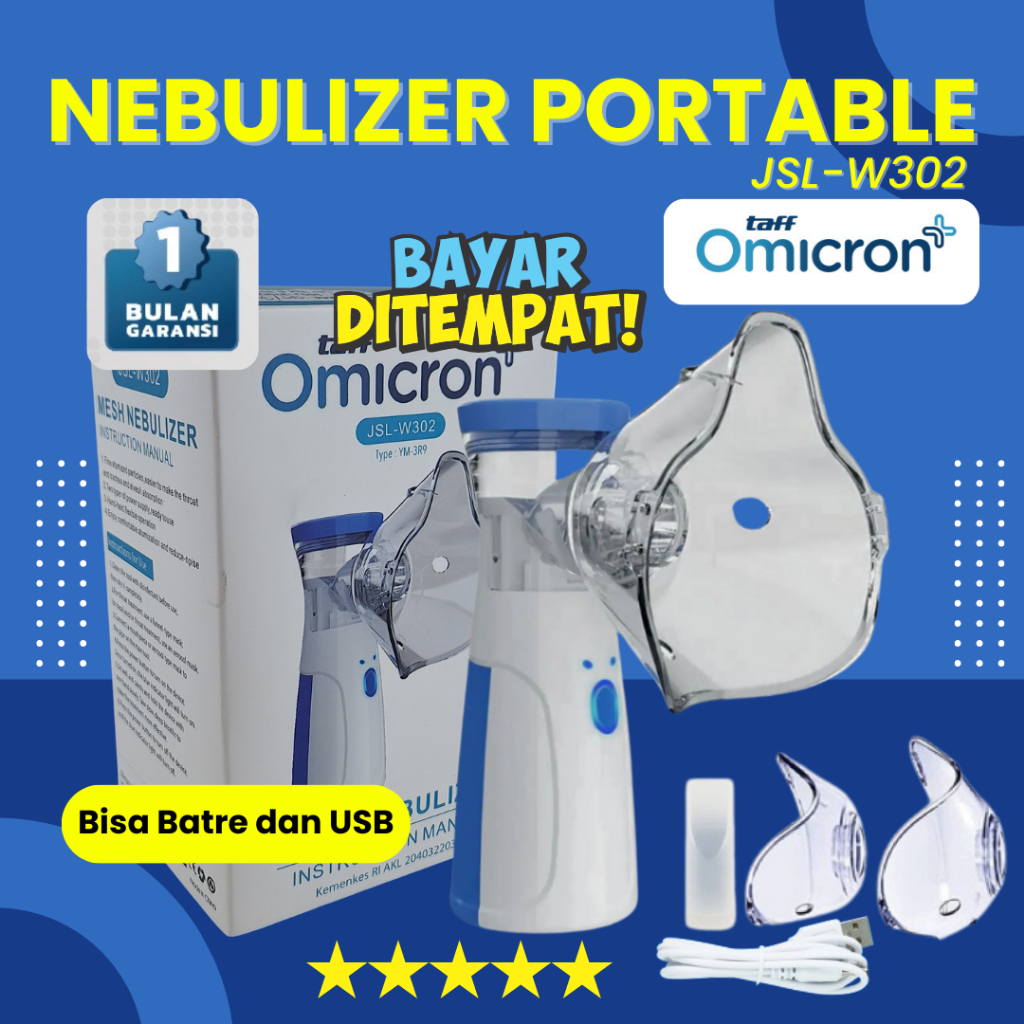 Jual Nebulizer Portable Alat Nebulizer Anak Terapi Pernafasan Nebulizer ...