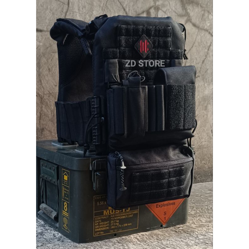 Jual Body Vest Black Warior Gen 1/Body vest Tactical Gen 1 | Shopee ...