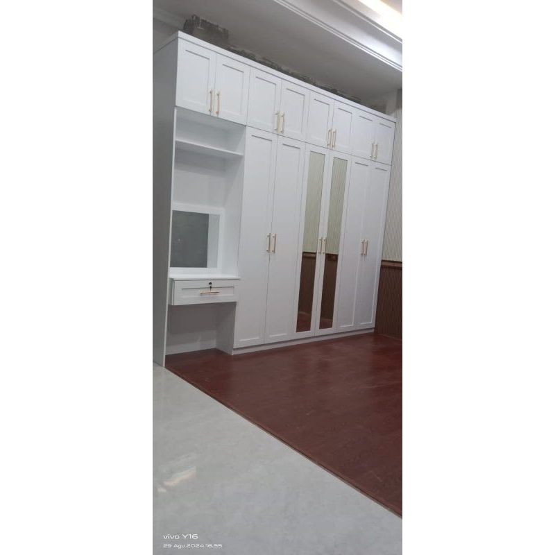 Jual lemari HPL model semi classic|lemari custom|lemari mewah (HARAP ...