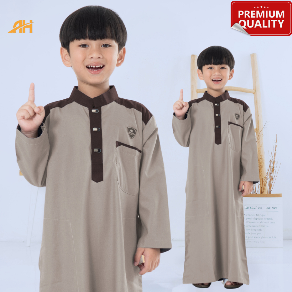 Jual New Alhans Jubah Anak Laki-Laki Premium 1- 8 Tahun Lengan Panjang ...