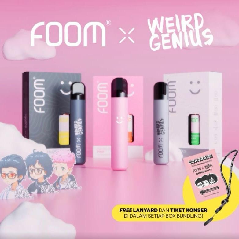 Jual FOOM POD X WEIRD GENIUS (Bundling Liquid Foom 15ml) by Foom ...