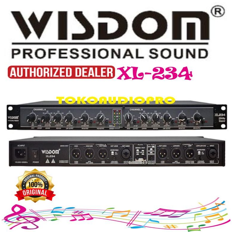 Jual Wisdom XL234 Crossover Pasif Wisdom XL-234 Krosover Pasif | Shopee Indonesia