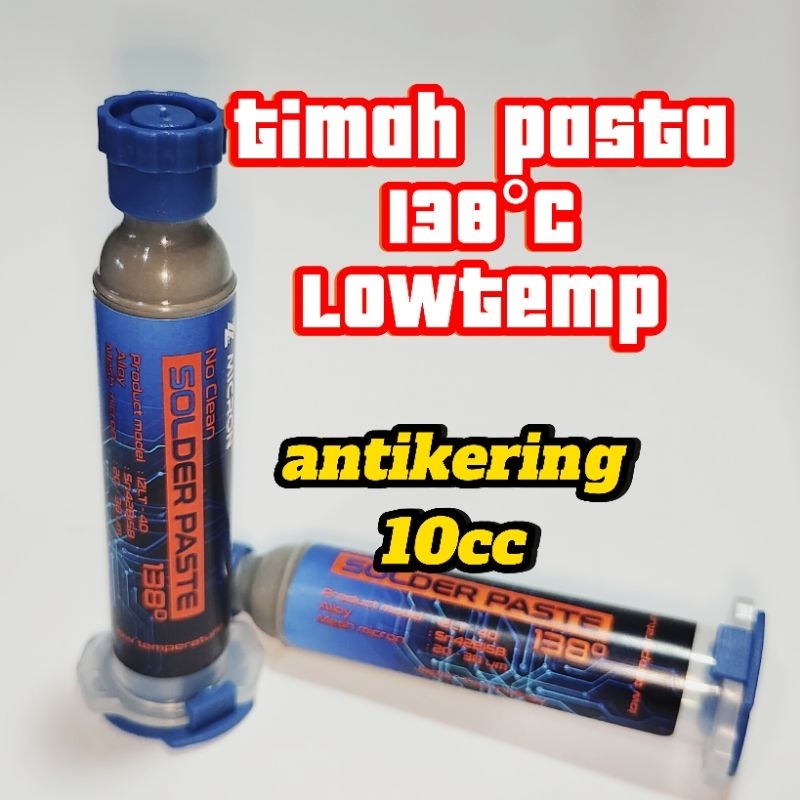 Jual TIMAH PASTA LOW TEMPERATUR 138° TIMAH CAIR ANTI KERING 40 Gram ...