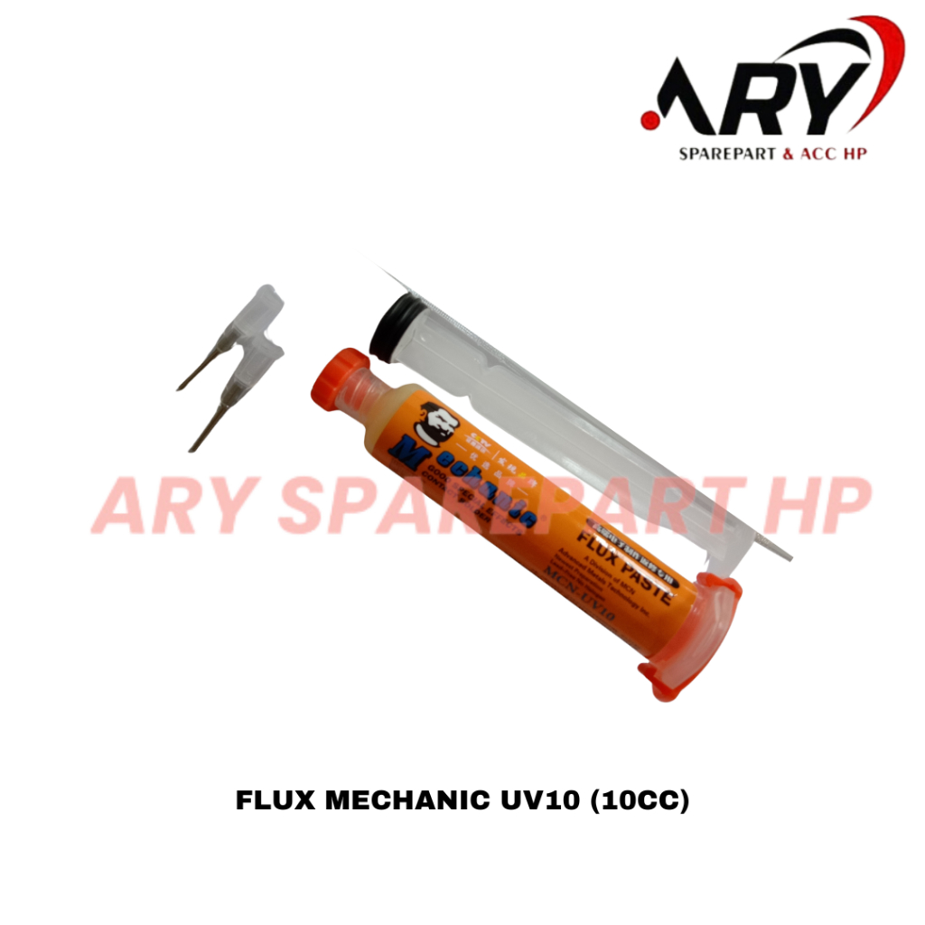 Jual FLUX PASTA SOLDER MINYAK PASTA SOLDER MECHANIC / FLUX MECHANIC UV10 (10CC) | Shopee Indonesia