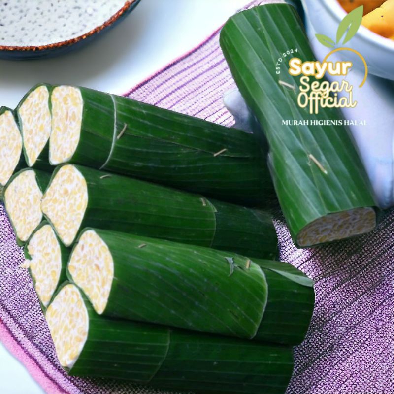 Jual Tempe Bungkus Daun satuan ( ukuran besar ) | Shopee Indonesia