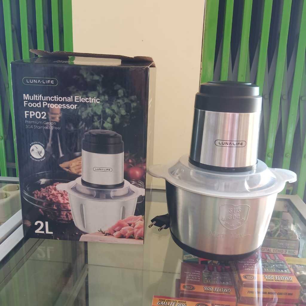 Jual food processor blender copper fp02 multifungsi fp02 2L lunalife ...