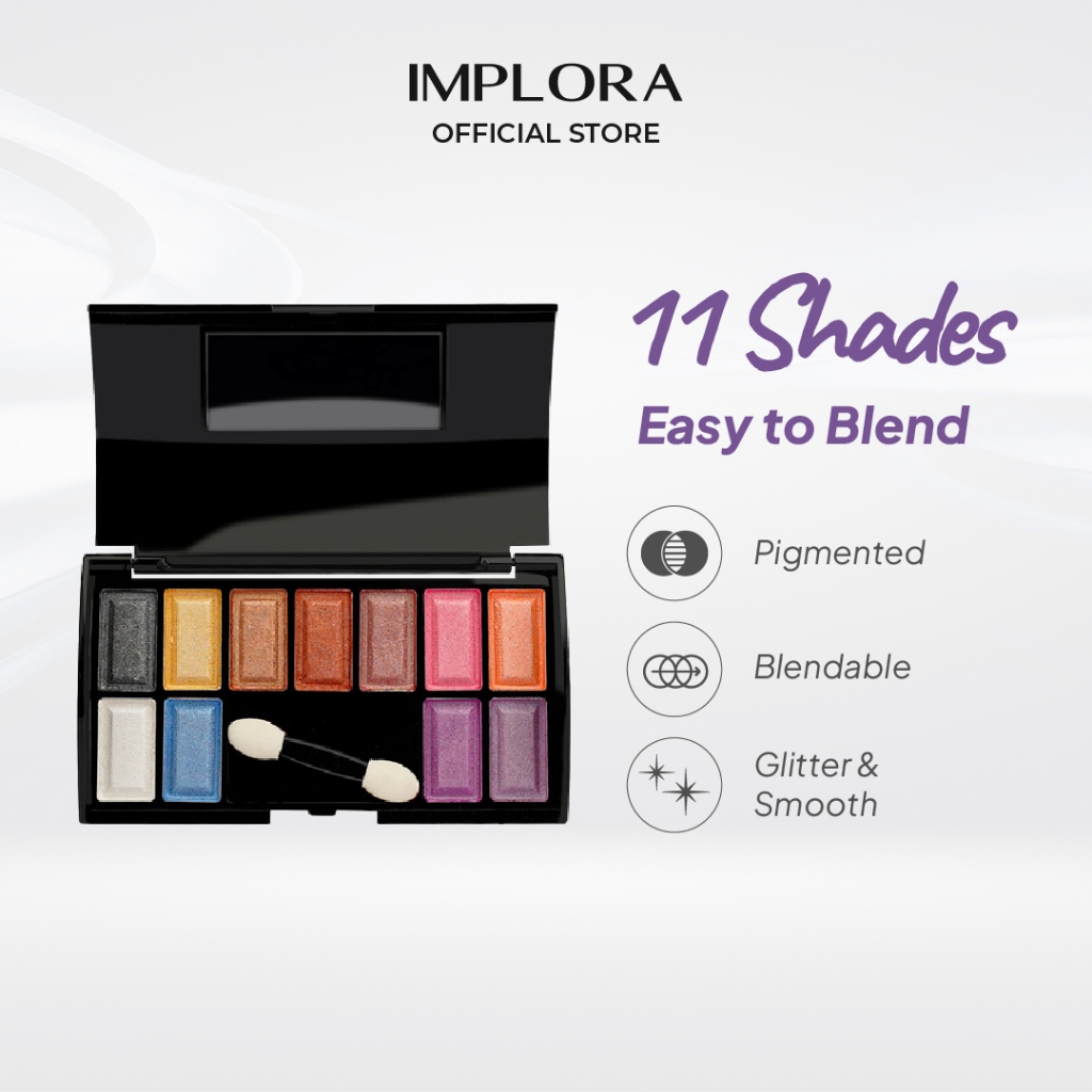 Jual Implora Eyeshadow Palette 7672 | Shopee Indonesia