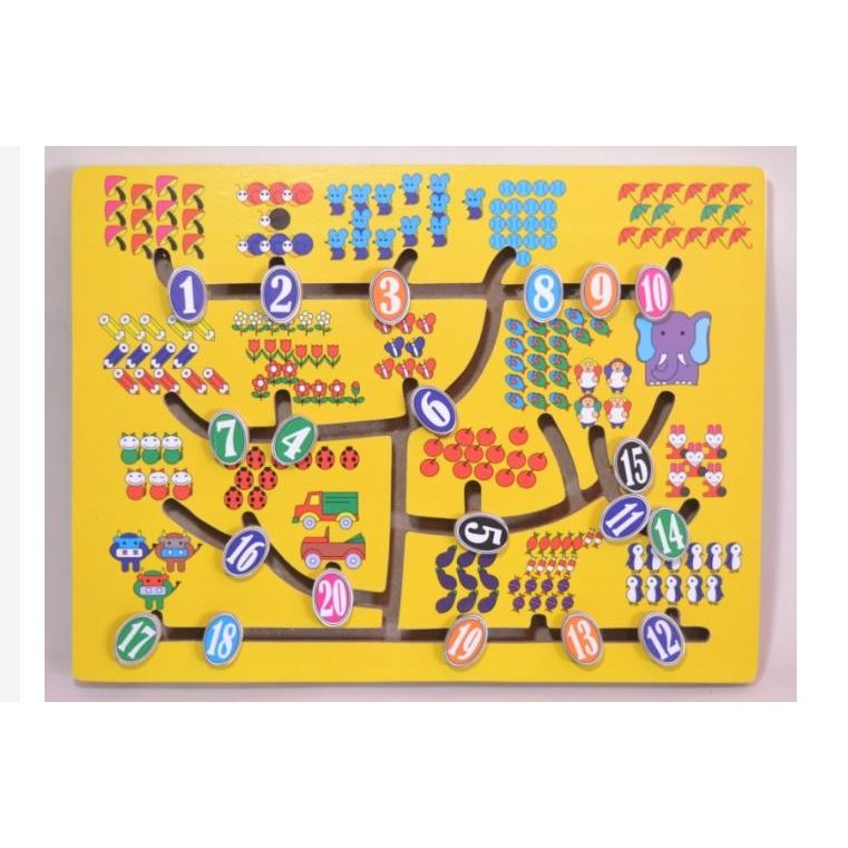Jual mainan maze alur matematika/ maze bilangan / maze matematika/ maze ...