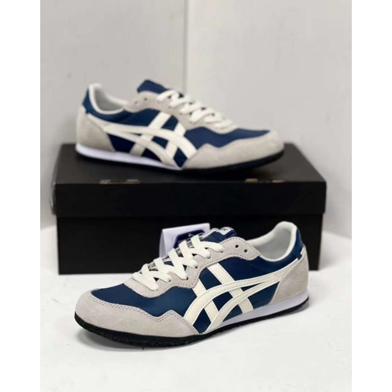 Jual Sepatu Onitsuka Serrano Navy White | Shopee Indonesia