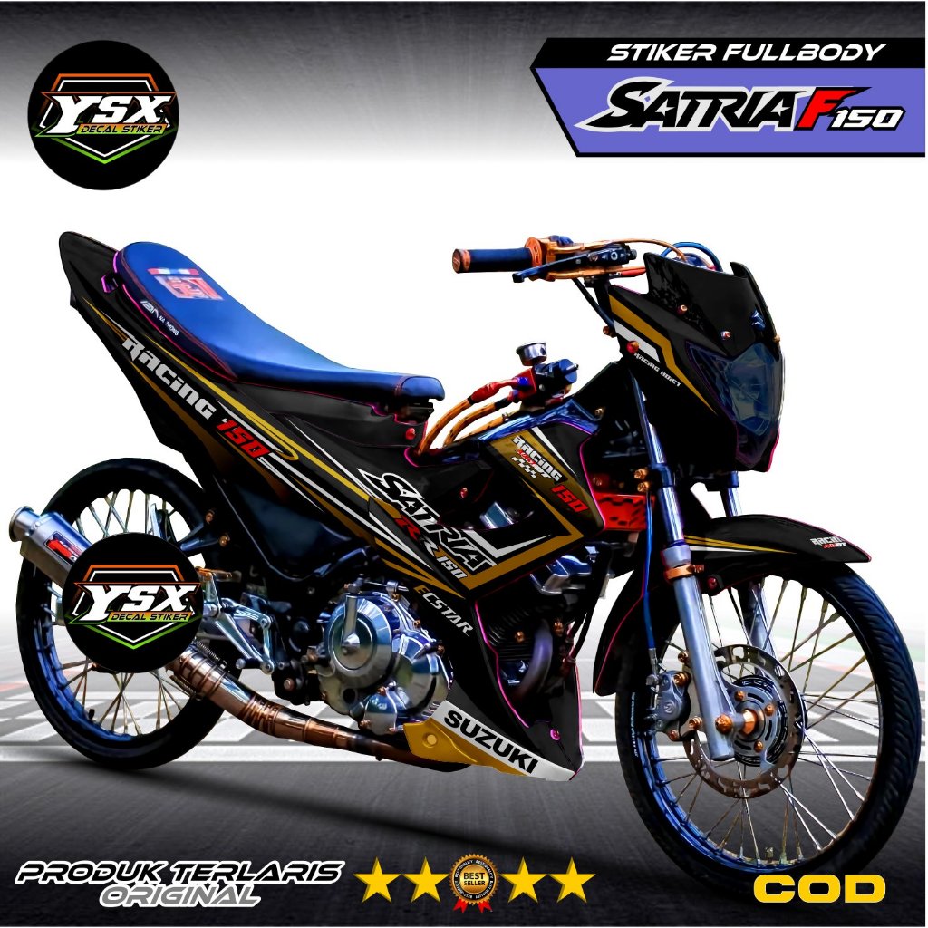 Jual Decal Satria Fu Facelift Stiker fullbody Desain Racing F | Shopee ...