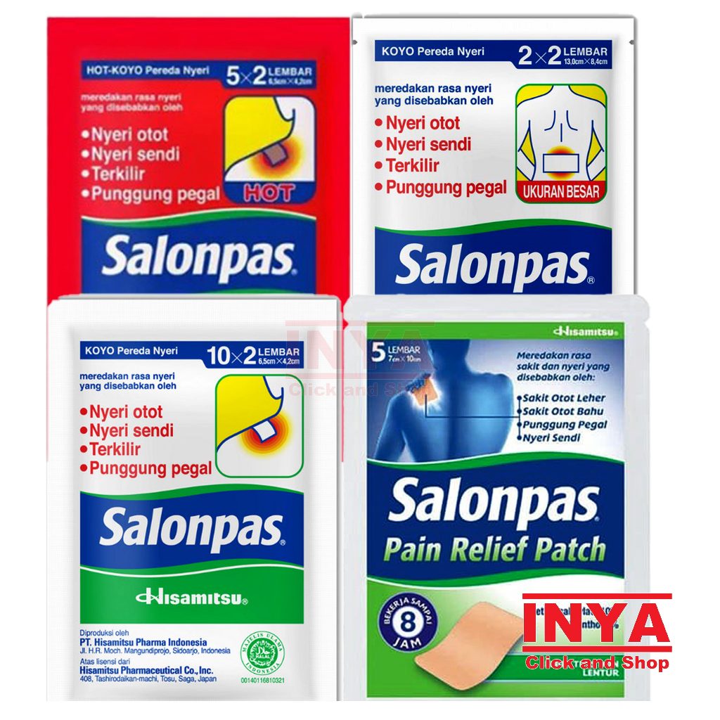 Jual Koyo Salonpas Hisamitsu Pack Lembar - Muscle Medicated Patch ...