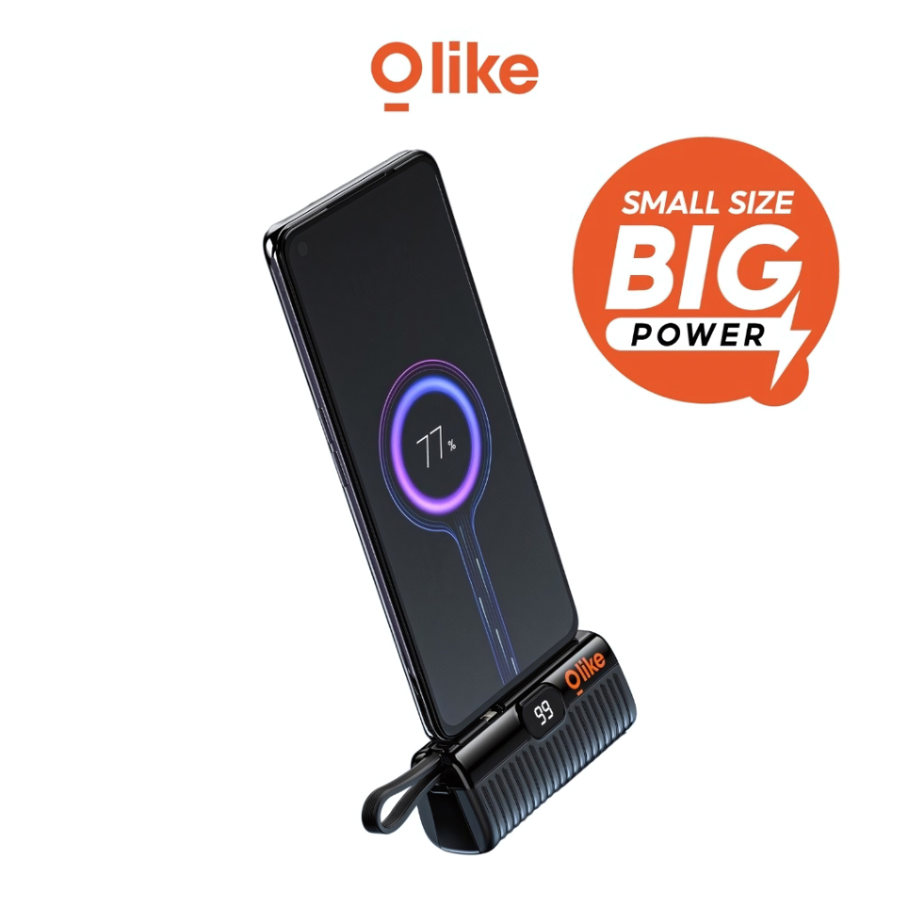 Jual OLIKE Powerbank Mini P105L 4500mAH Dual Output Charging Port Type ...