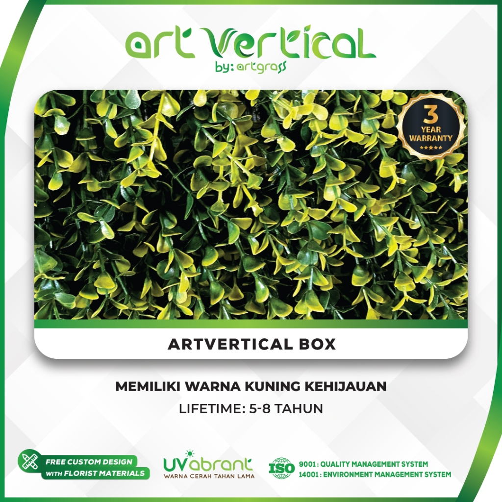 Jual Tanaman Sintetis Daun Buxus Beringin Dolar Kehijauan (1M x 1M ...