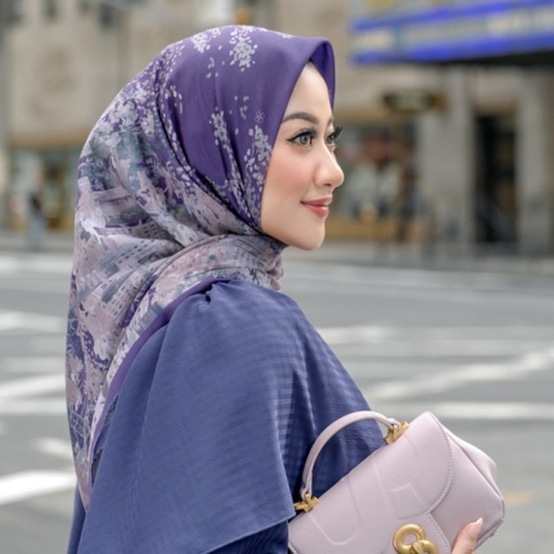 Jual Buttonscaves Newyork Reborn Series BS Hijab Motif Button Looklike ...