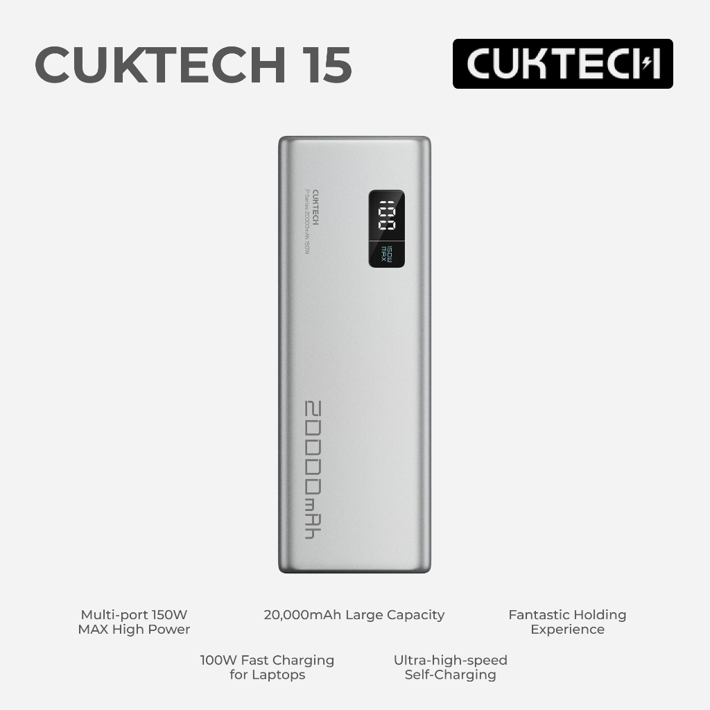 Jual CUKTECH 15 Power Bank 20.000mAh 150W Max | Shopee Indonesia