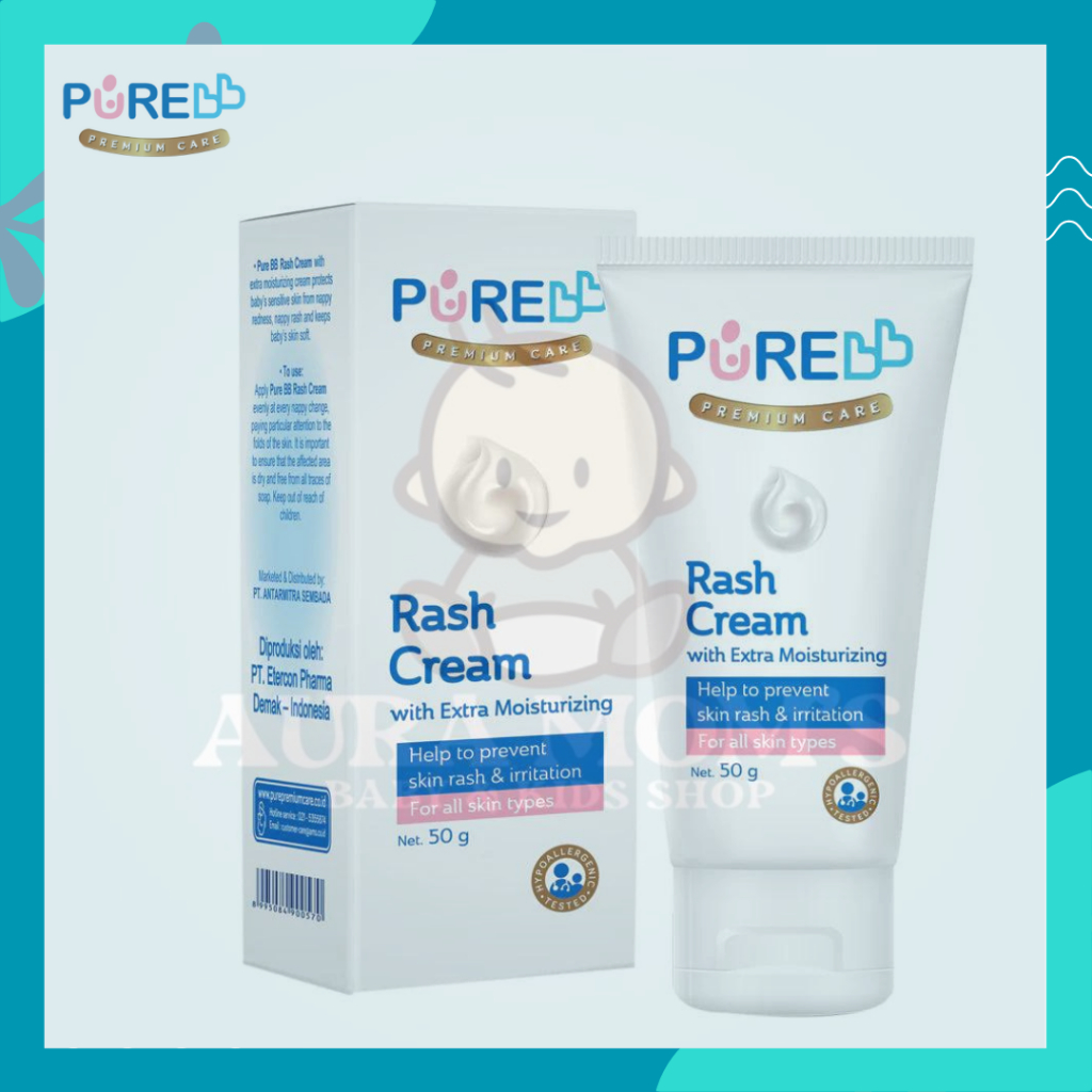 Jual Pure BB Rash Cream Baby 50 gr / Krim Anti Ruam Bayi - PureBB Pure ...
