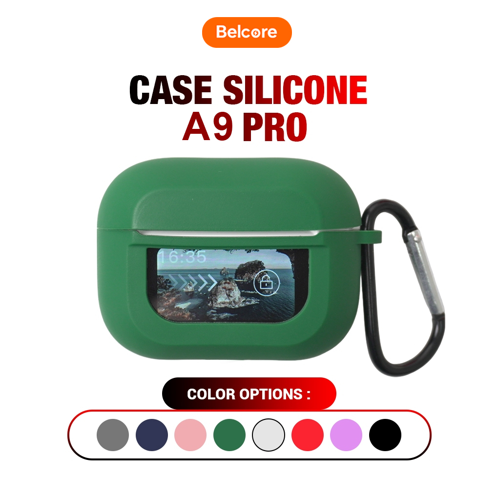 Jual Case Casing For TWS MB A9Pro Premium Silicon Softcase With Hook ...