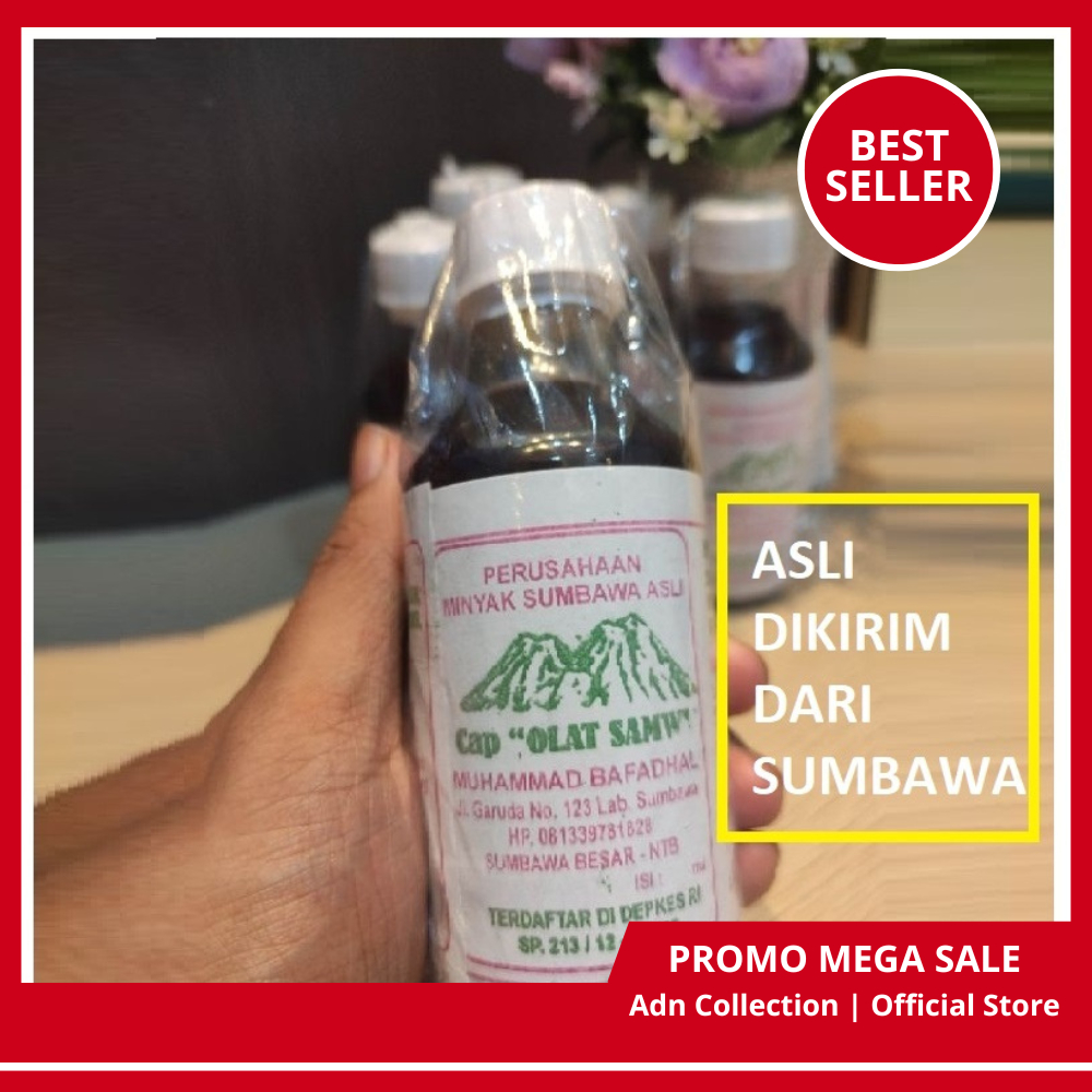 Jual Minyak Sumbawa Asli CAP OLAT SAMAWA 100% Minyak Urut Gosok Pijat ...