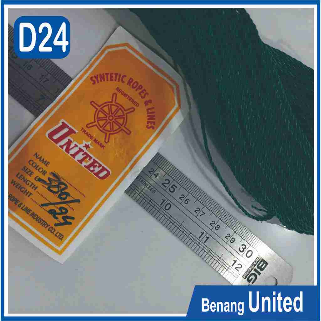 Jual Benang Jaring / Benang Pukat Trol / Benang Bareh UNITED D24 ...