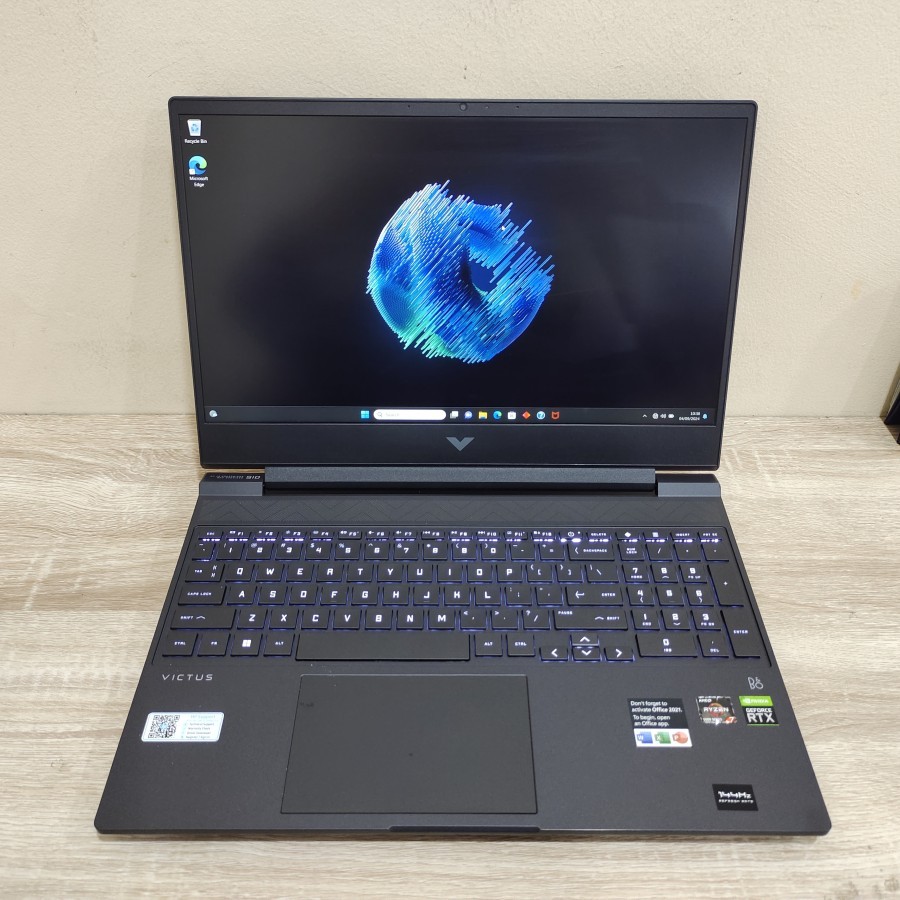Jual HP Victus 15 AMD Ryzen 7 5800H NVIDIA RTX 3050 Ti Ram 16Gb SSD ...