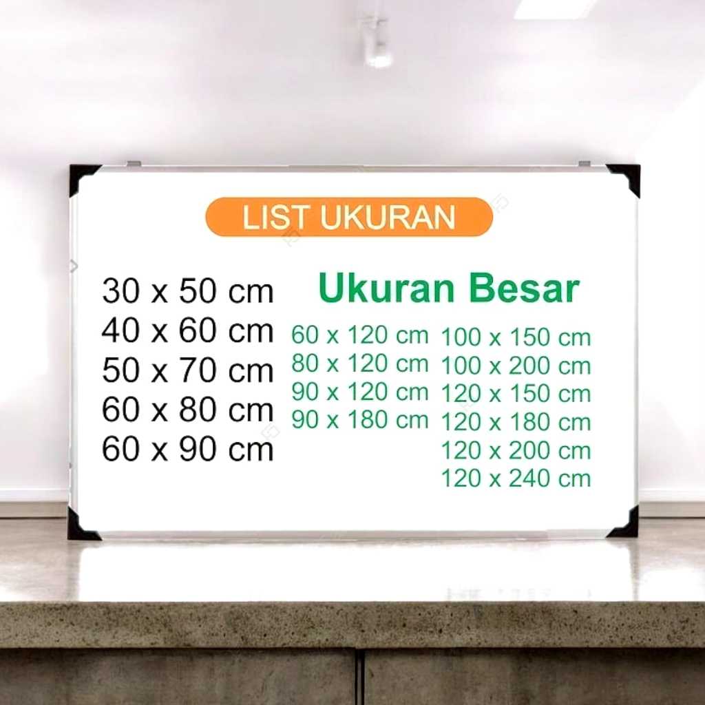 Jual Papan Tulis Magnet 30 x 50 cm - Magnetic Local Whiteboard - SFO ...