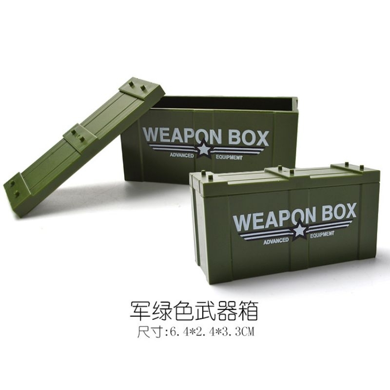 Jual brick moc military equipment weapon storage box | Shopee Indonesia
