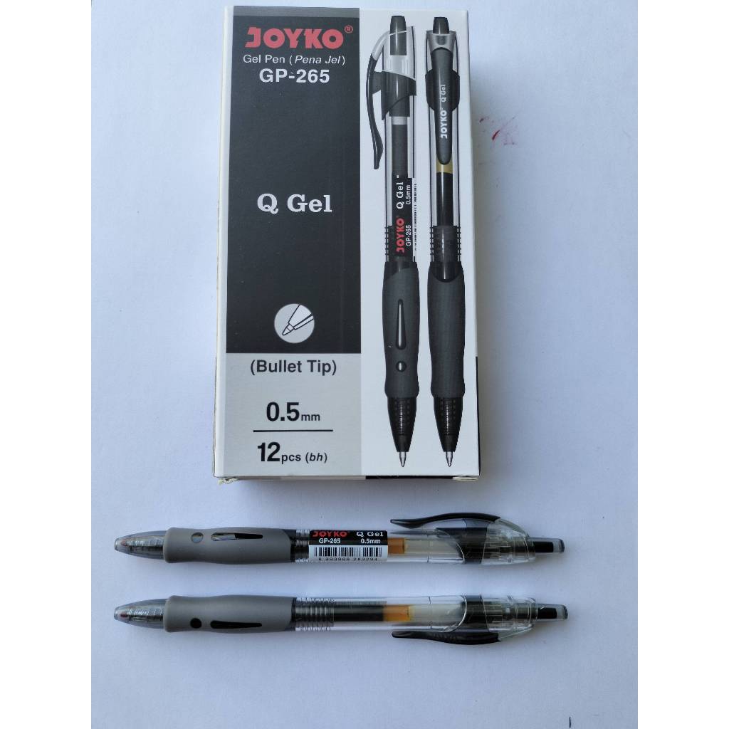 Jual [ PCS ] Gel Pen / Pulpen Bolpen Pena Joyko GP-265 Q Gel 0.5mm | Shopee Indonesia