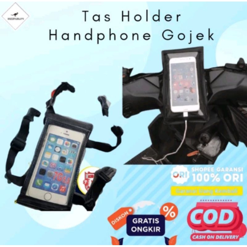 Jual Tas Holder Handphone Anti Air Gojek Holder Hp Grab Hp Motor Holder Hp Maxim Waterproof ...