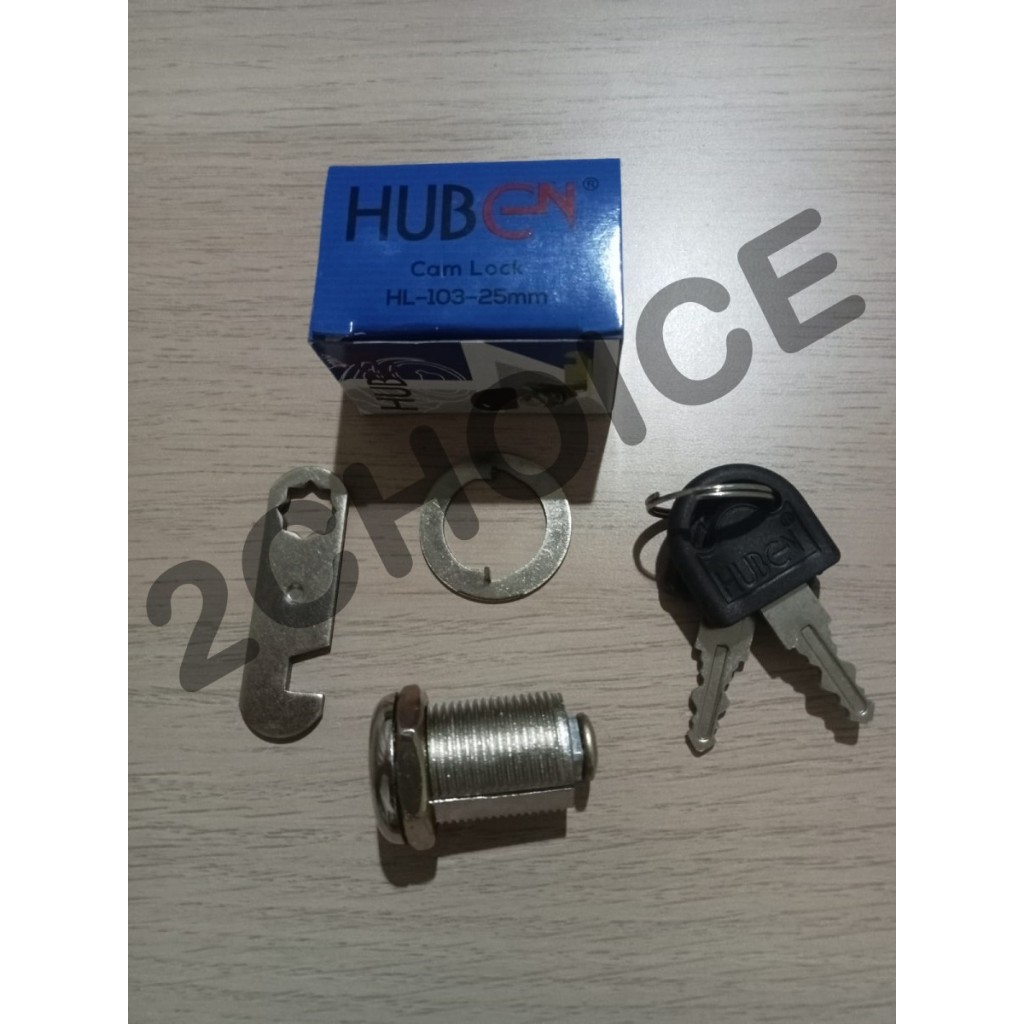 Jual (GROSIR) kunci Camlock huben hl103-25/ kunci loker 25mm/kunci laci hl 103-25 mm 1 dus isi ...