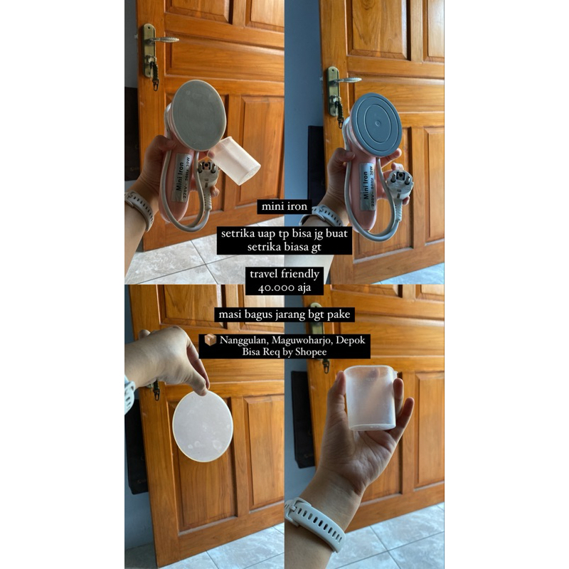 Jual Setrika Uap Mini Iron | Shopee Indonesia