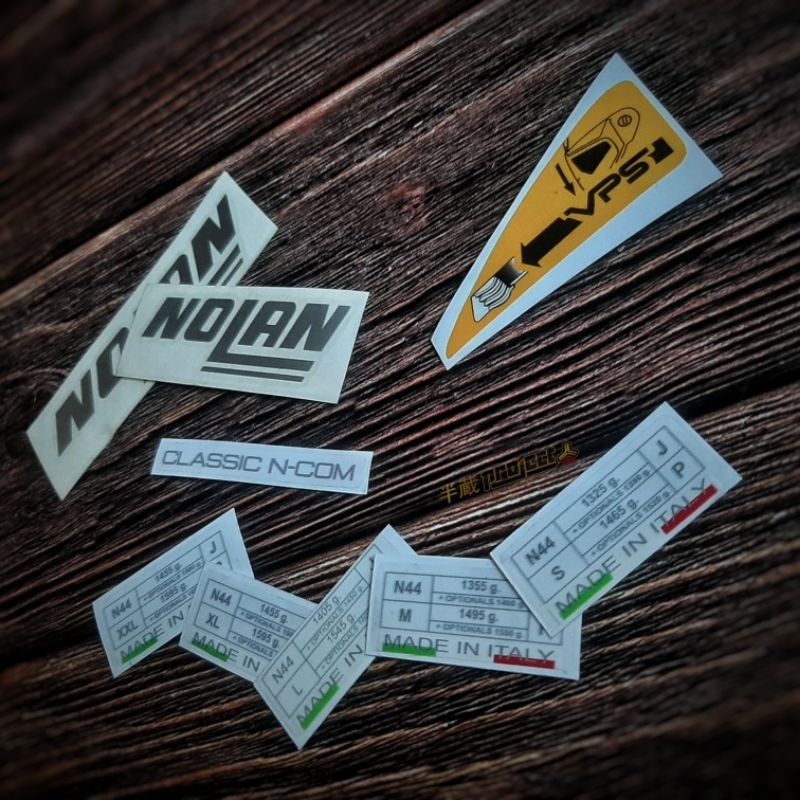 Jual Sticker set Nolan N44 (Print) | Shopee Indonesia