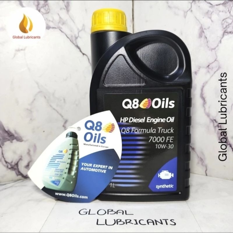 Jual Q8 Formula Truck 7000 FE 10W-30 API CK-4 1 Liter EU (Oli Diesel ...