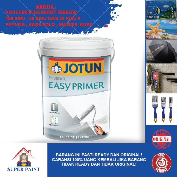 Jual Cat Dasar Tembok Exterior & Interior JOTUN EASY PRIMER 3,5 L / 5kg ...