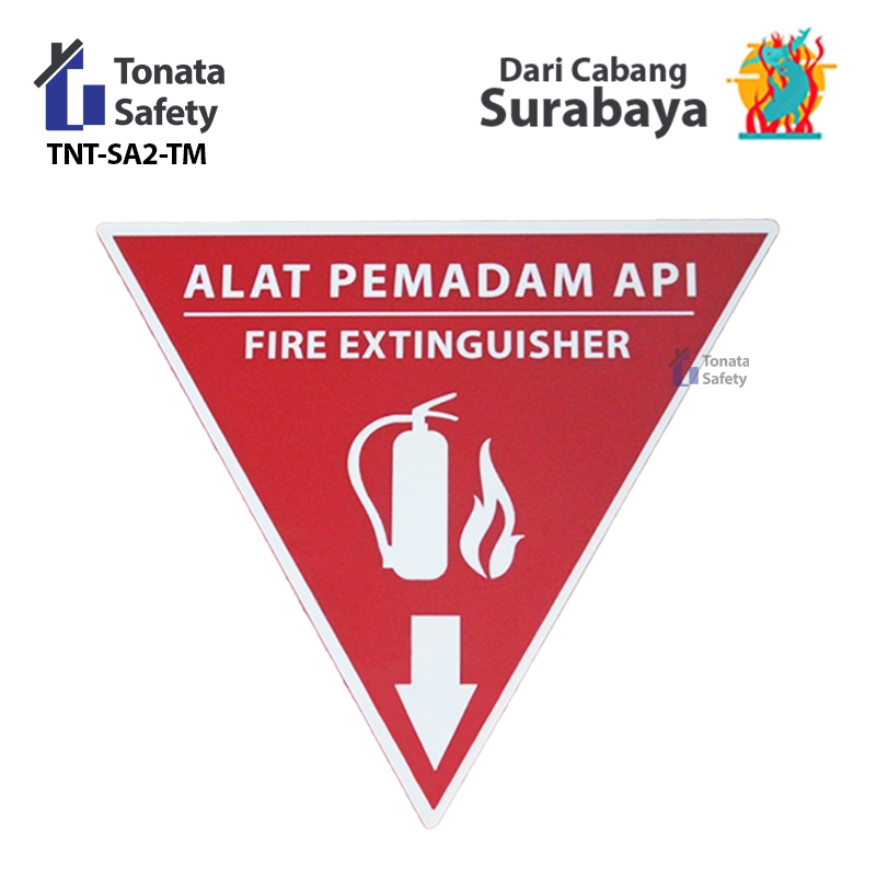 Jual Segitiga APAR / Rambu Akrilik Alat Pemadam Api Ringan Tanpa Merek ...