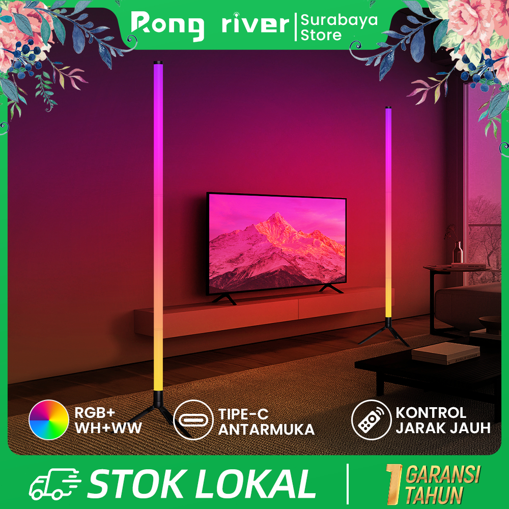 Jual RONG RIVER [Surabaya] APP 100CM Lampu Lantai Lampu Hias DC5V Lampu ...