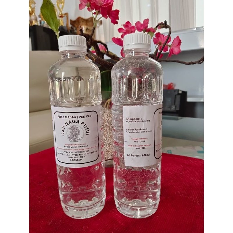 Jual ARAK MASAK PUTIH (PEK CIU) CAP NAGA PUTIH 620 ML | Shopee Indonesia