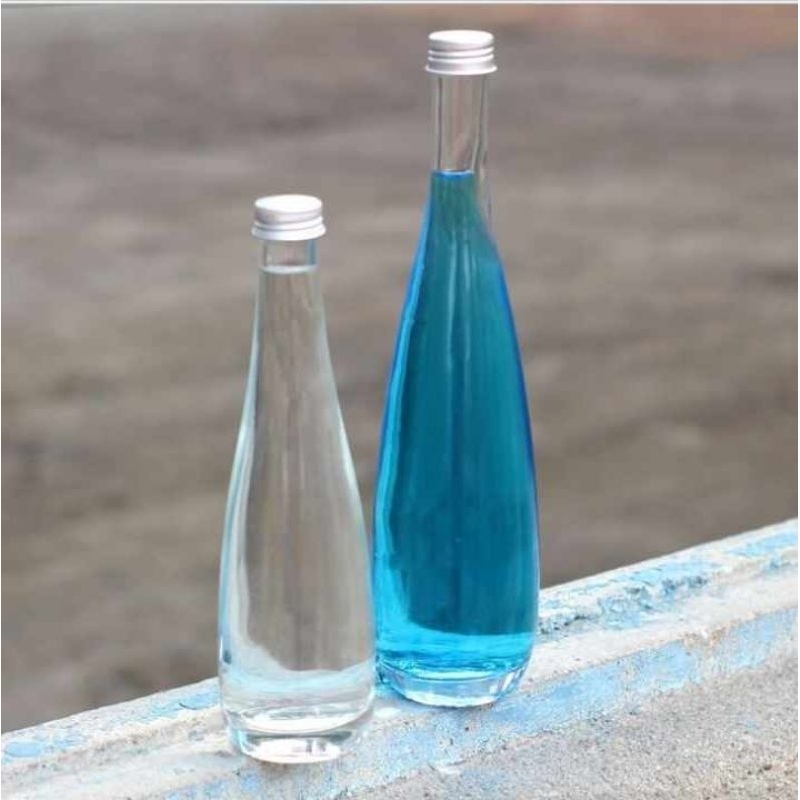 Jual 330ml 500ml Clear Long Neck Mineral Water Glass Bottle Botol Kaca ...