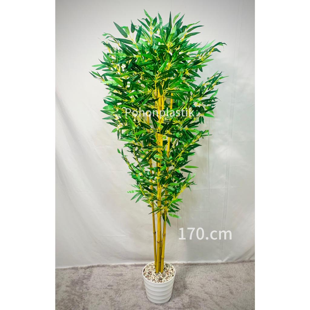 Jual Pohon Bambu Artificial T 170cm Partisi Cendani Kuning Pohon Pojok ...